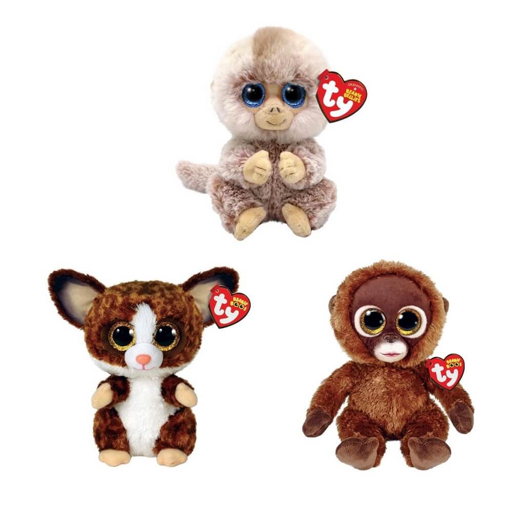 TY beanie Stubby + Binky + Chessie 15cm | Ty Knuffels
